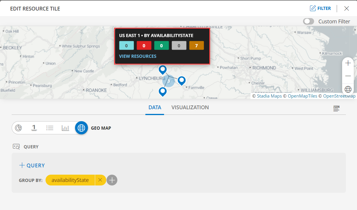 Geomap | OpsRamp Documentation